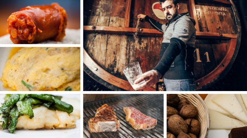 Gastronomía Vasca - El origen del menú tradicional de Sidrería ...